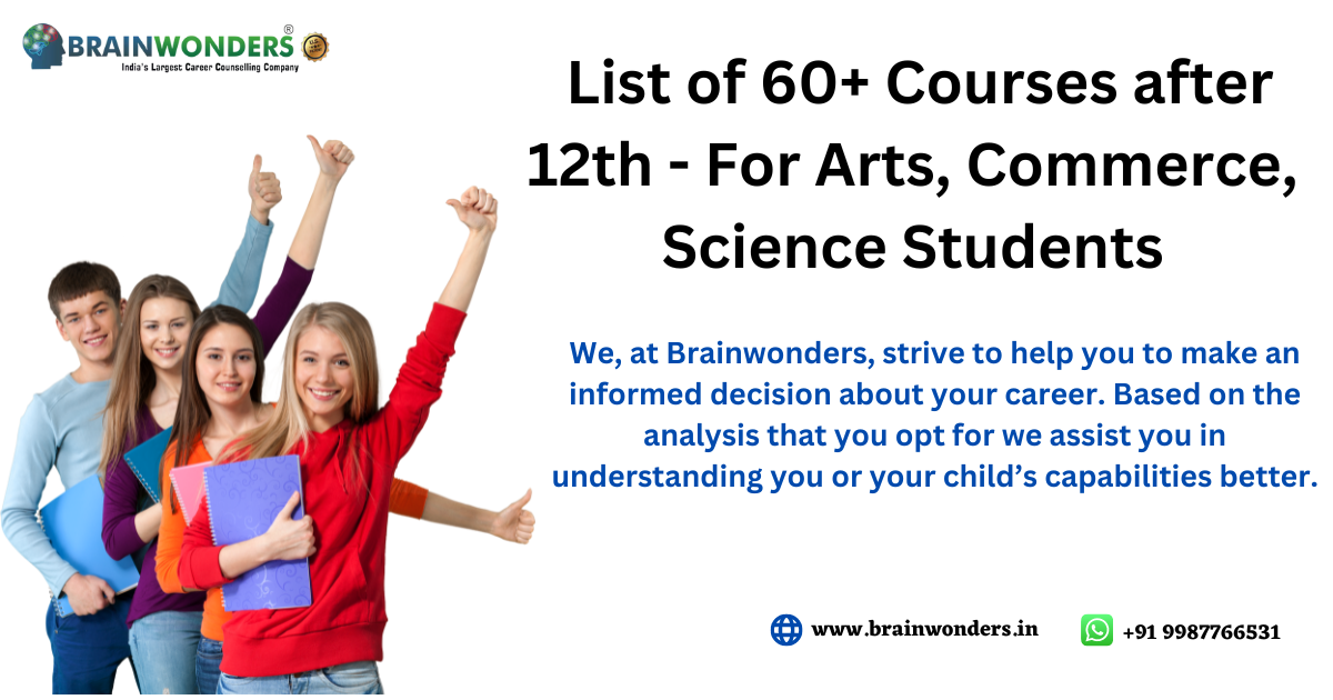 List of 60+ Courses after 12th - For Arts, Commerce, Science Students ...